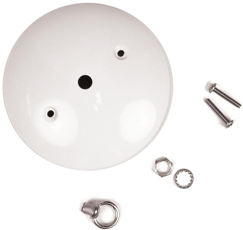 Jandorf 60211 Canopy Kit, Ceiling, White, For: Outlet Box and Hang ...