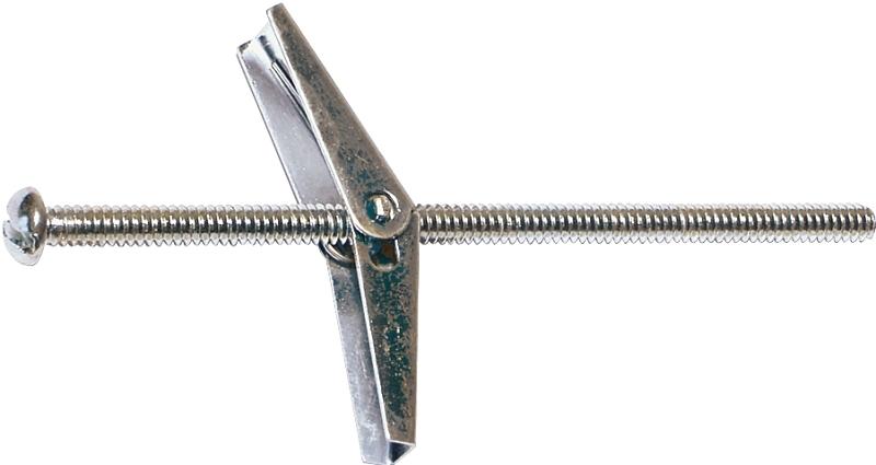 MIDWEST FASTENER 04085 Toggle Bolt with Wing, 2 in L, Zinc | Plastic ...