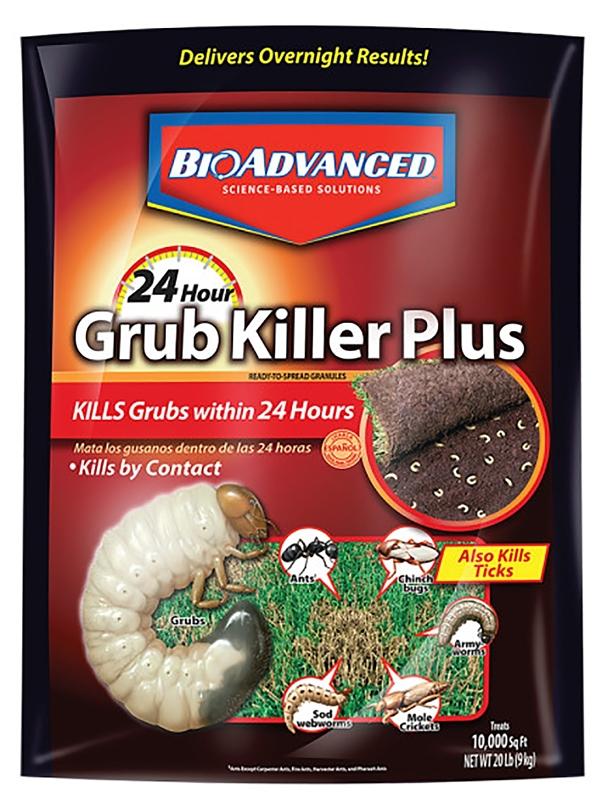 BioAdvanced 700745S Grub Killer, Granular, Spreader Application, 20 lb ...