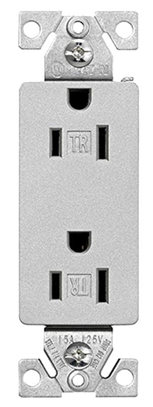 Eaton Wiring Devices TR1107SG-SP-L Duplex Receptacle, 2 -Pole, 15 A ...